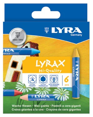 Lyra Lyrax Crayons, 6 pcs - Buy here