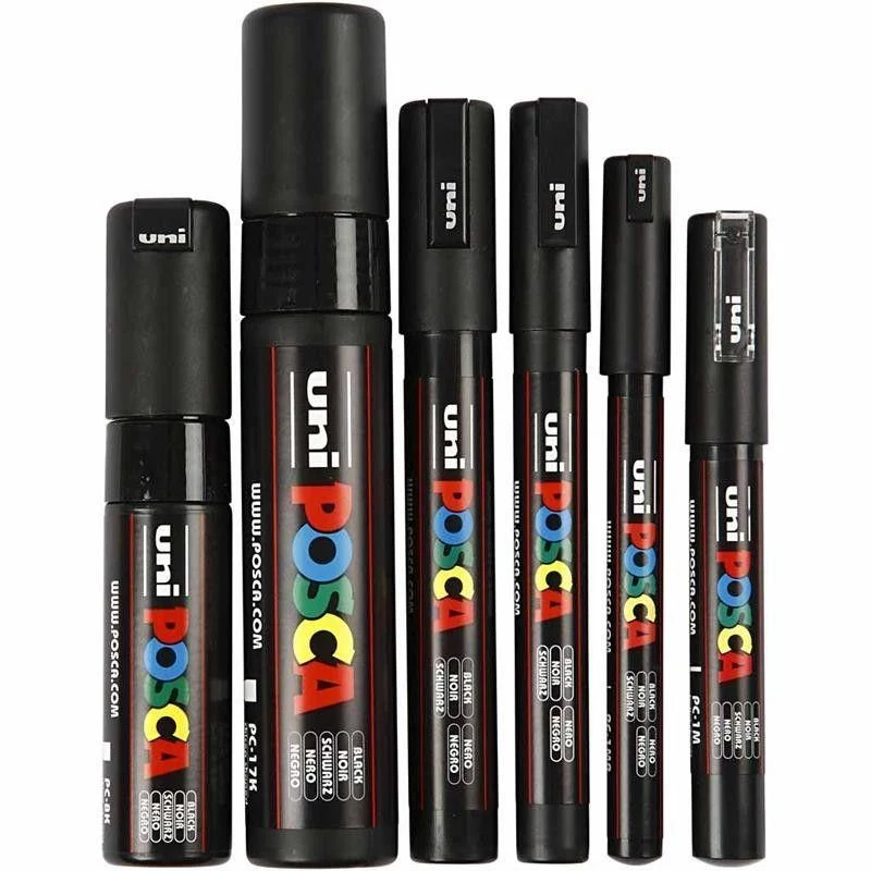 Uni Posca Markers Assorted Sizes