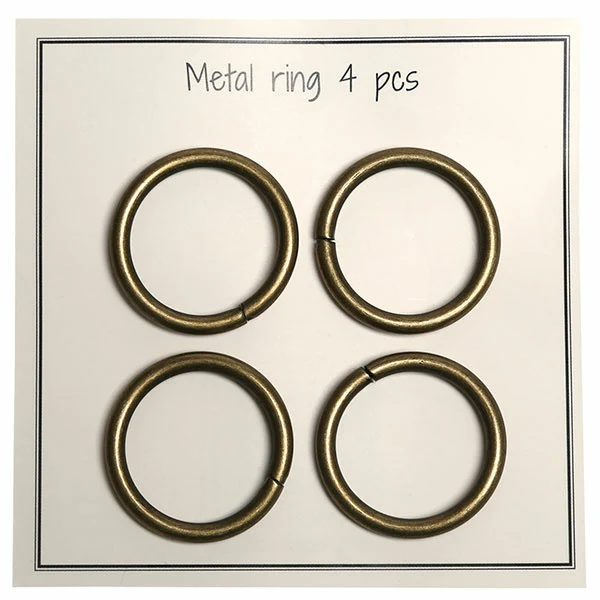 Go Handmade Metal O-ring, 28mm - 4 pieces