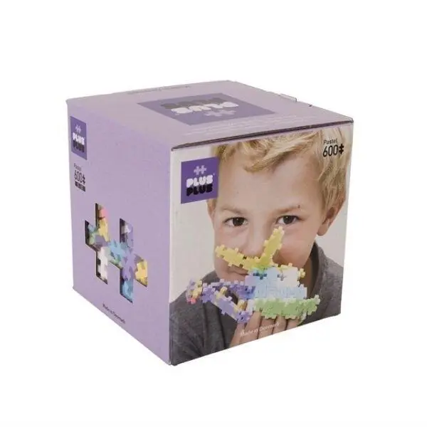 Plus-Plus in Box, Pastel Mix, 600 pcs - Get the best prices here