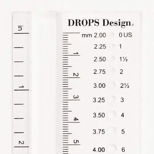 DROPS Knitting Gauge (2.00-12.00 mm) - Get the best prices