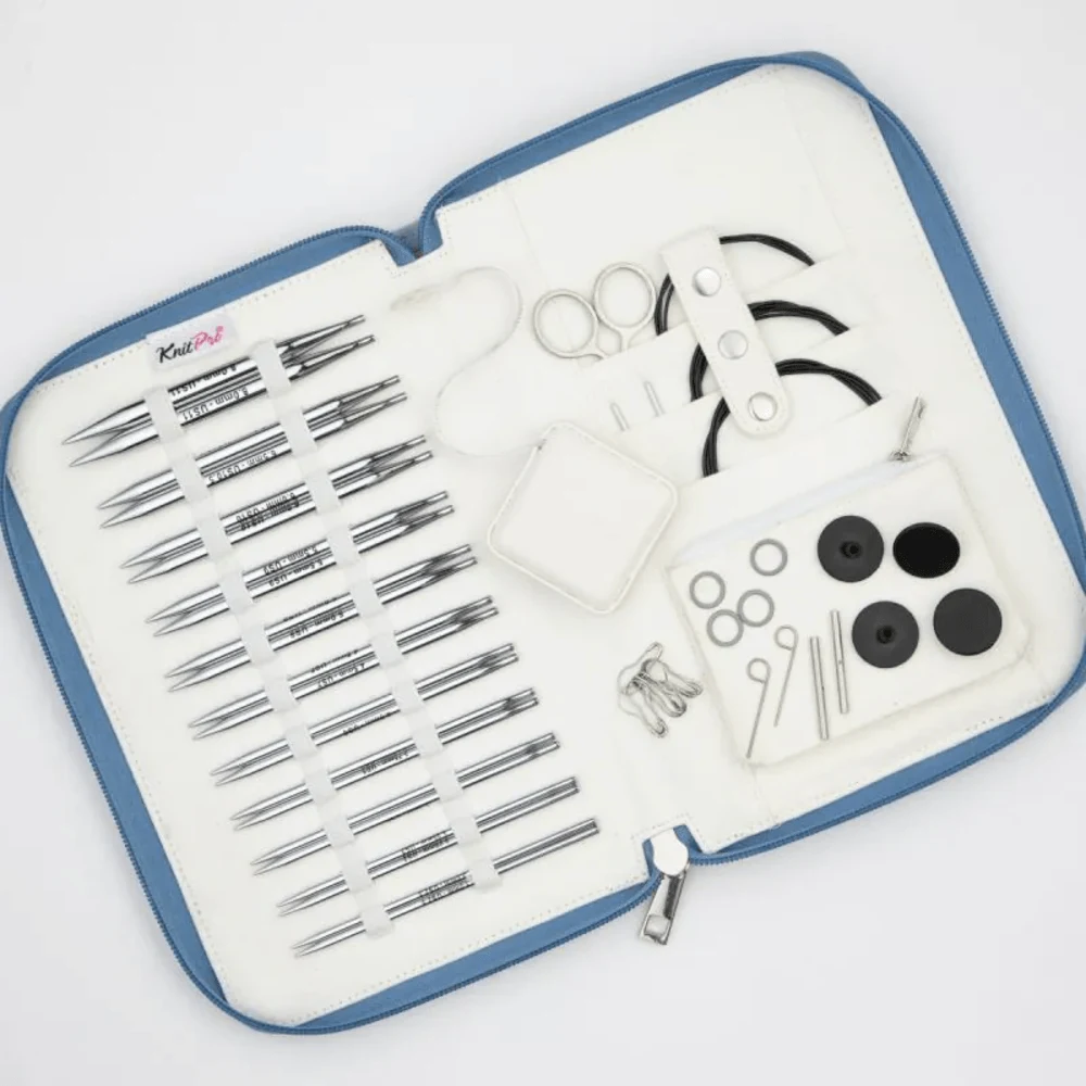 KnitPro Nova Interchangeable Circular Needle Set, Regal, 13 cm
