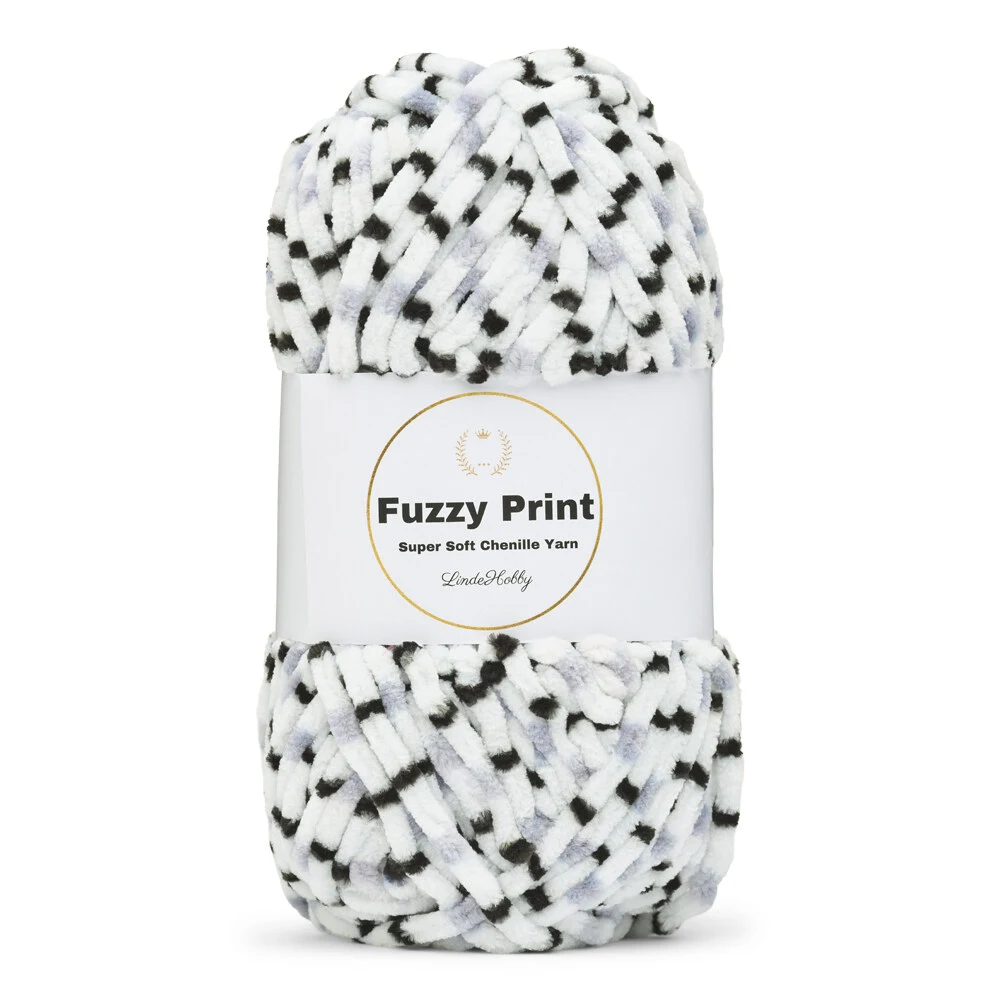 LindeHobby Fuzzy Chenille Print