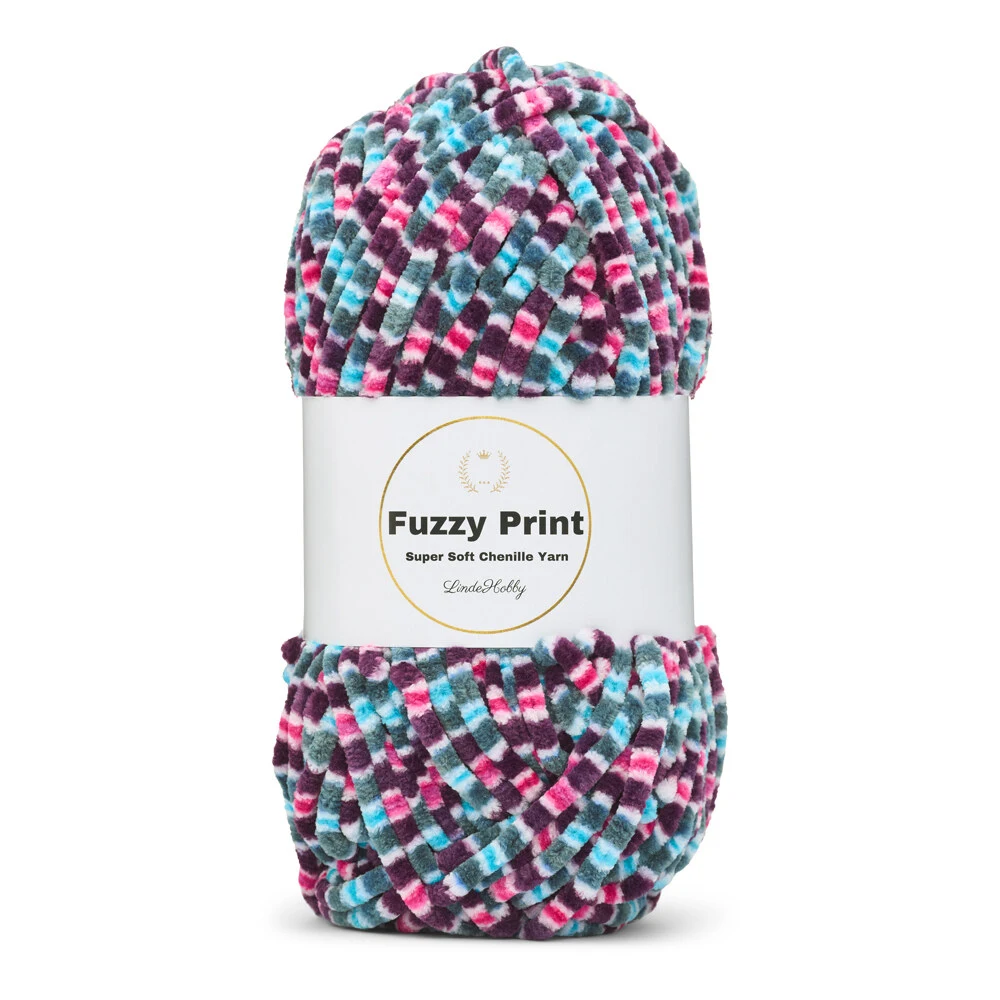 LindeHobby Fuzzy Chenille Print