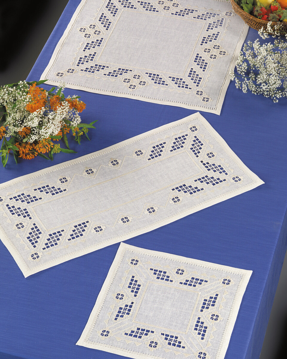 "Shop Embroidery Kit Hardanger 13.78x29.13 in - Buy Today"