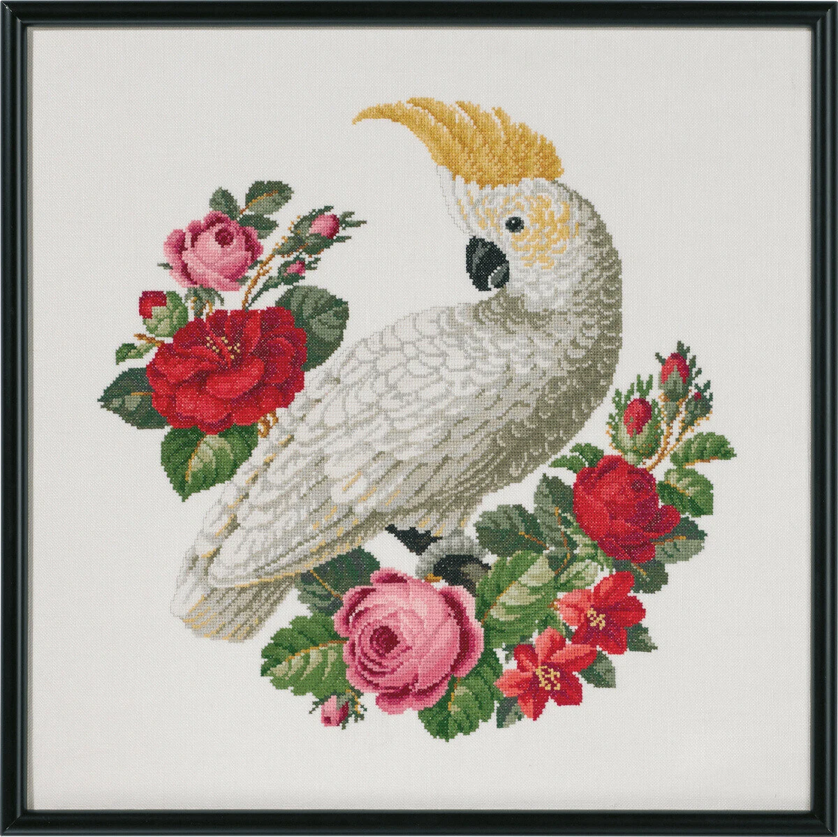 Buy Embroidery Kit White Macaw 20x20 in - Shop Here Today