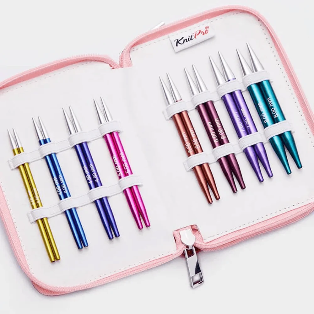 KnitPro Zing Special Interchangeable Circular Needle Set, Deluxe, 10 cm